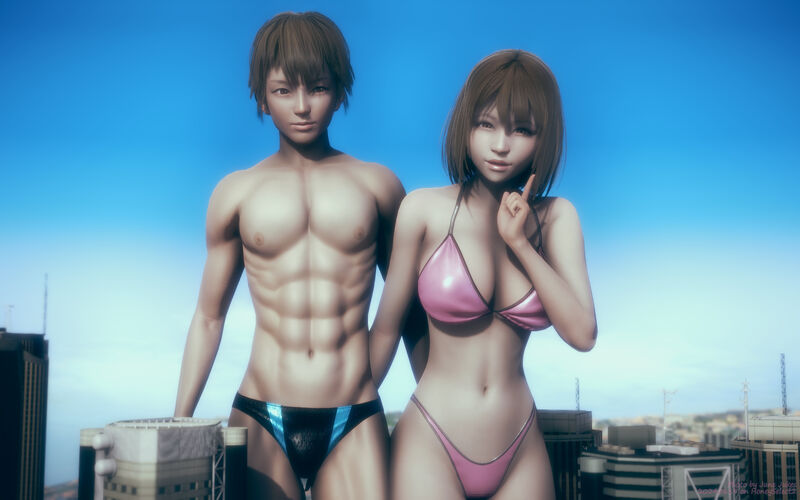 巨カプイチャラブ Giant Couple Making Out 5 誰かさん Someone メガみぃ Megame